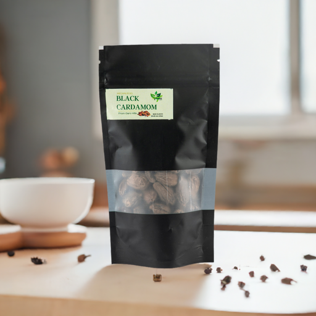 Meghalaya's Black Cardamom - Kali Elaichi-50gm – GreeNE Origins